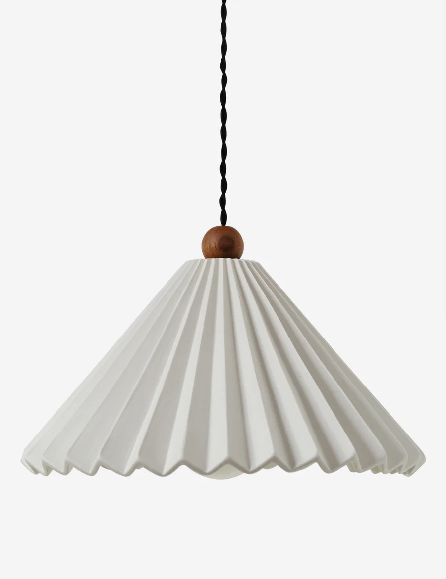 Light fixture favorites! – fluted wood & marble