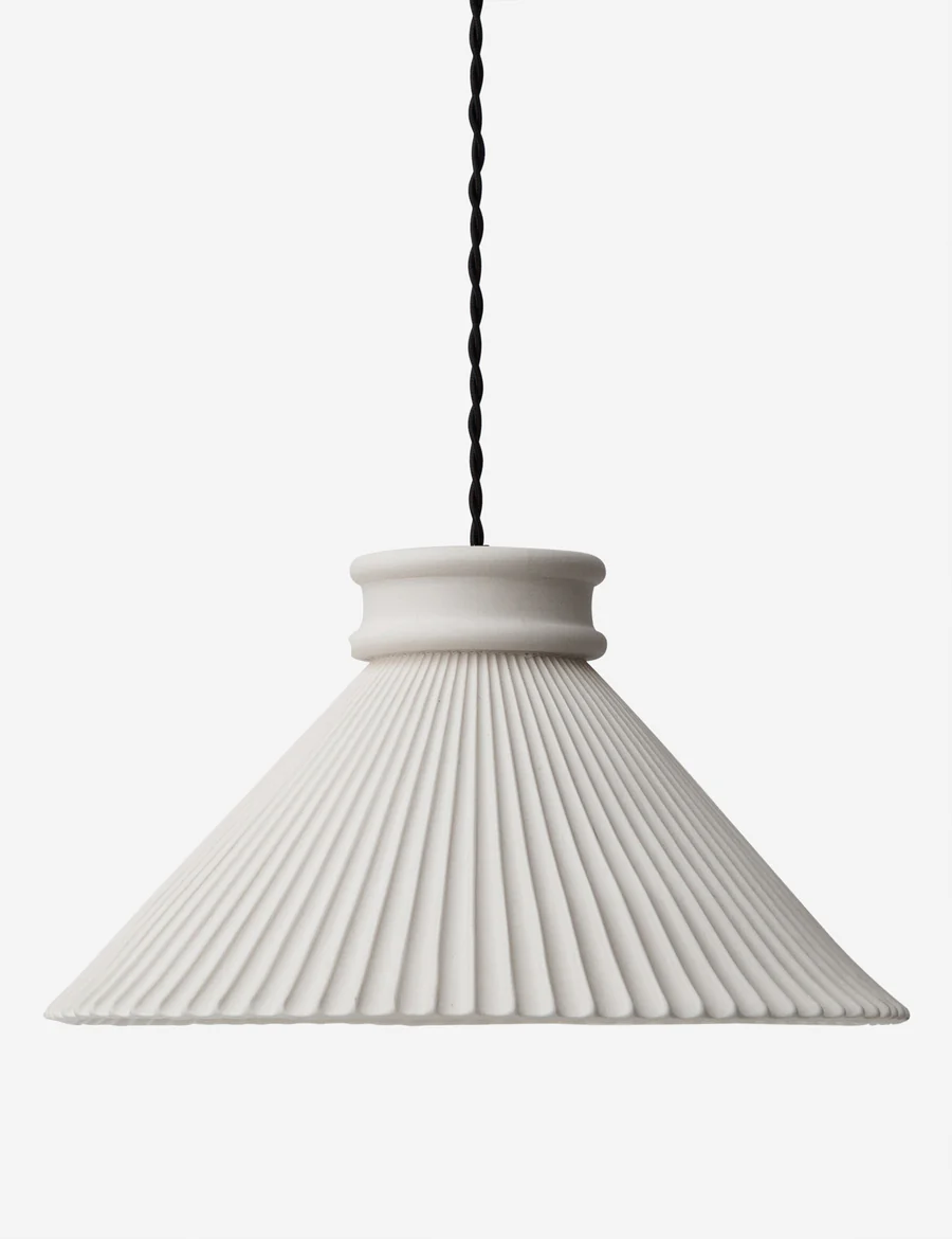 Light fixture favorites! – fluted wood & marble